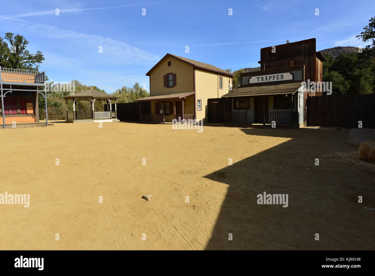A Wild West Ghost town in America Stock Photo - Alamy