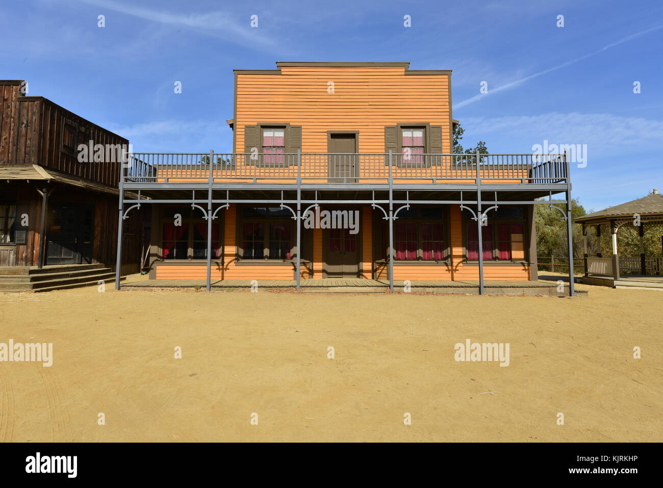 A Wild West Ghost town in America Stock Photo - Alamy