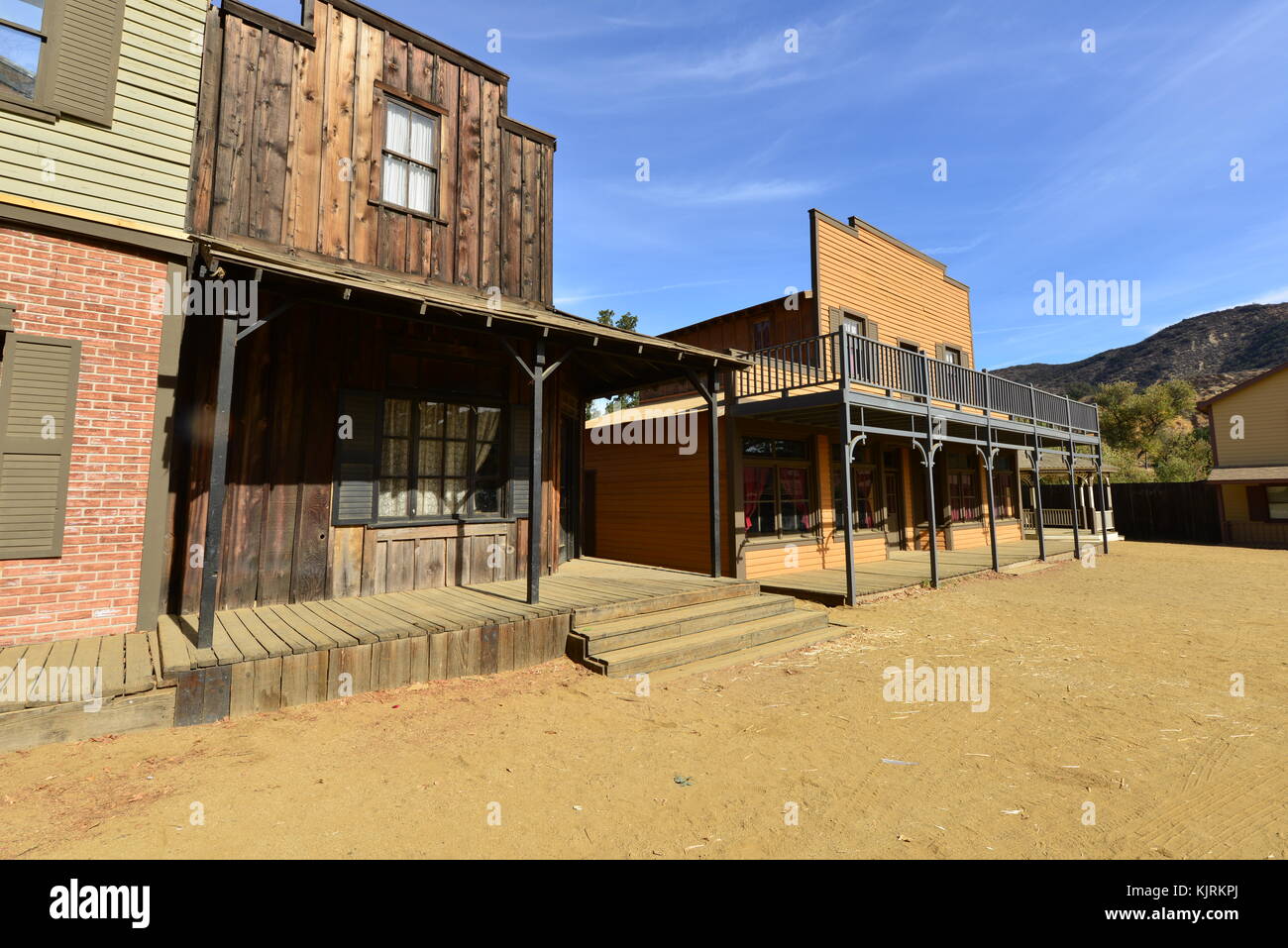 A Wild West Ghost town in America Stock Photo - Alamy