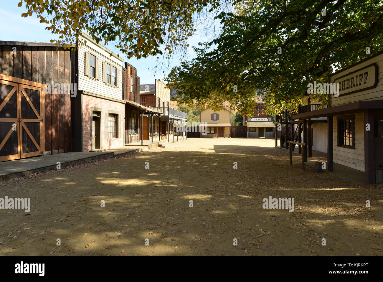 A Wild West Ghost town in America Stock Photo - Alamy