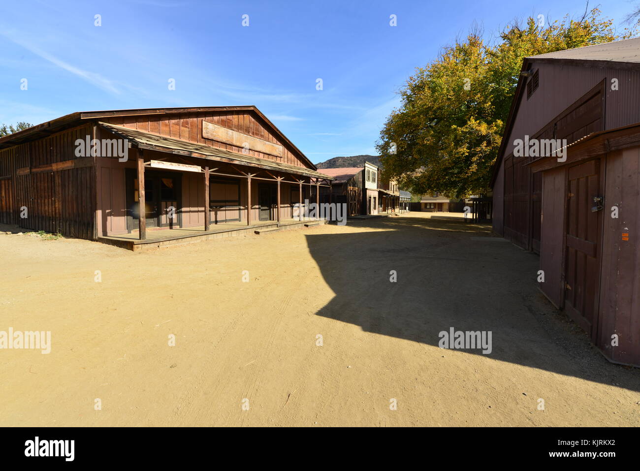 A Wild West Ghost town in America Stock Photo - Alamy