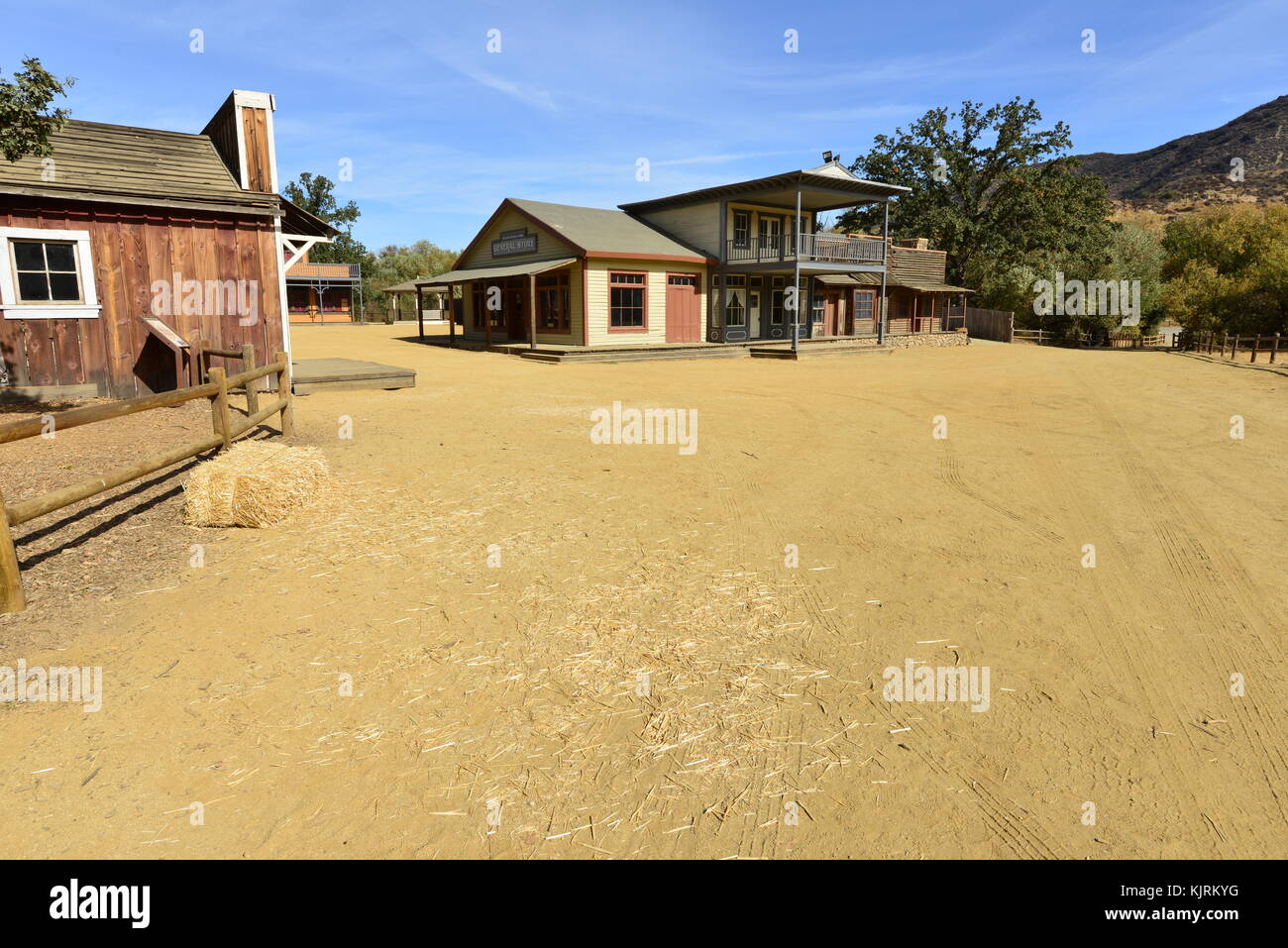 A Wild West Ghost town in America Stock Photo - Alamy