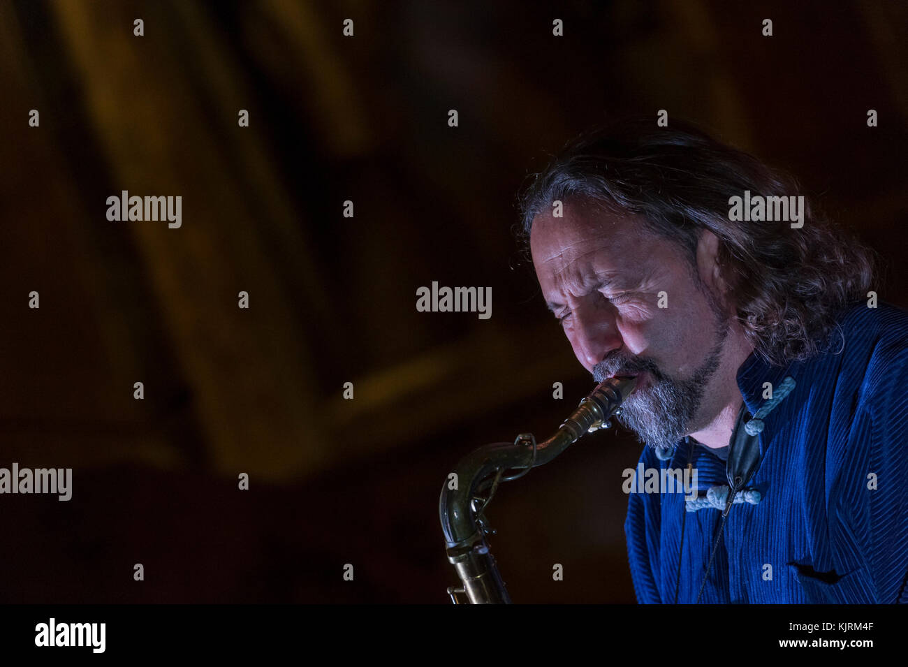 Rome, Italy. 24th Nov, 2017. Saxophone tenor Dimitri Grechi Espinoza ...