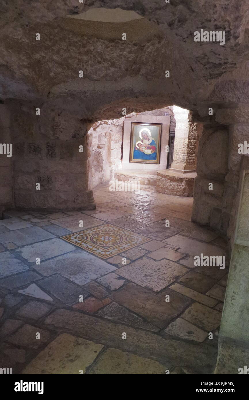 Bethlehem Israel Grotto Of Nativity High Resolution Stock Photography ...