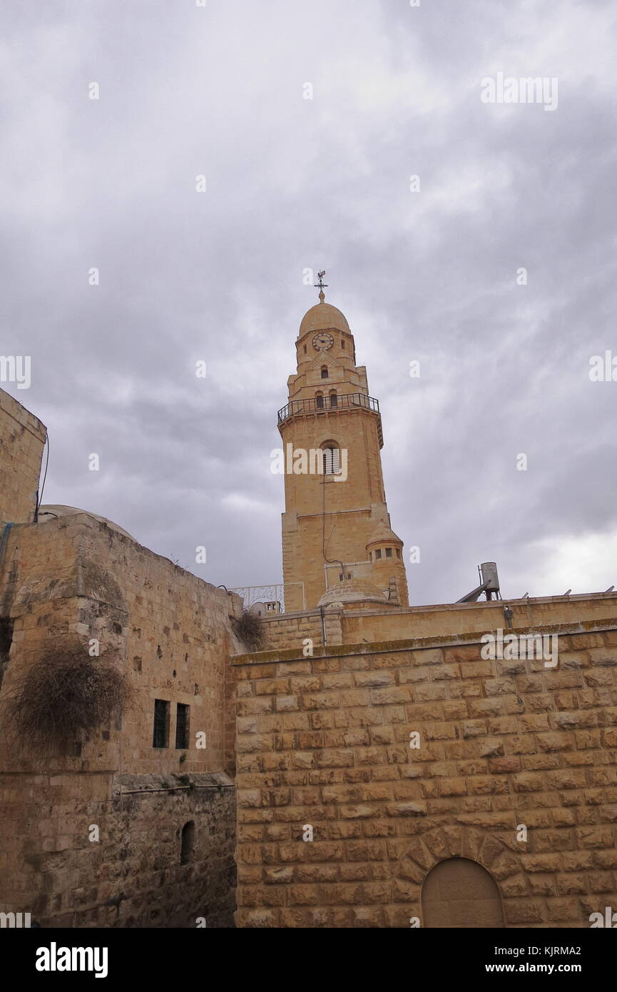 Church Tower - Jerusalem - Israel Stock Photo - Alamy