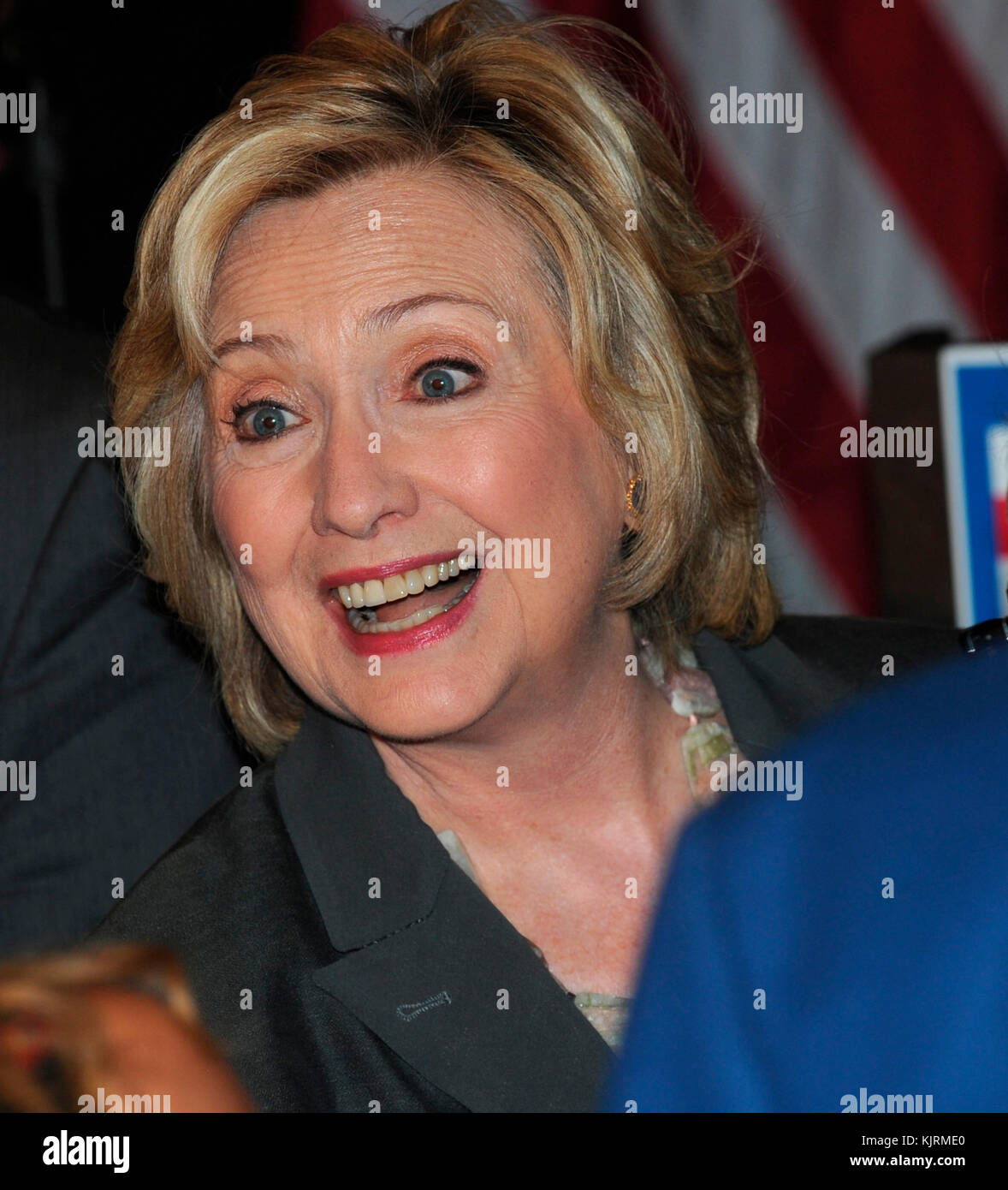 NEW YORK, NY - JULY 24: Democratic presidential frontrunner Hillary ...