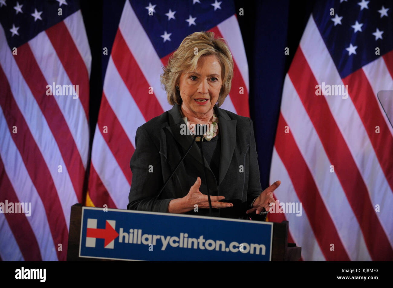 NEW YORK, NY - JULY 24: Democratic presidential frontrunner Hillary ...