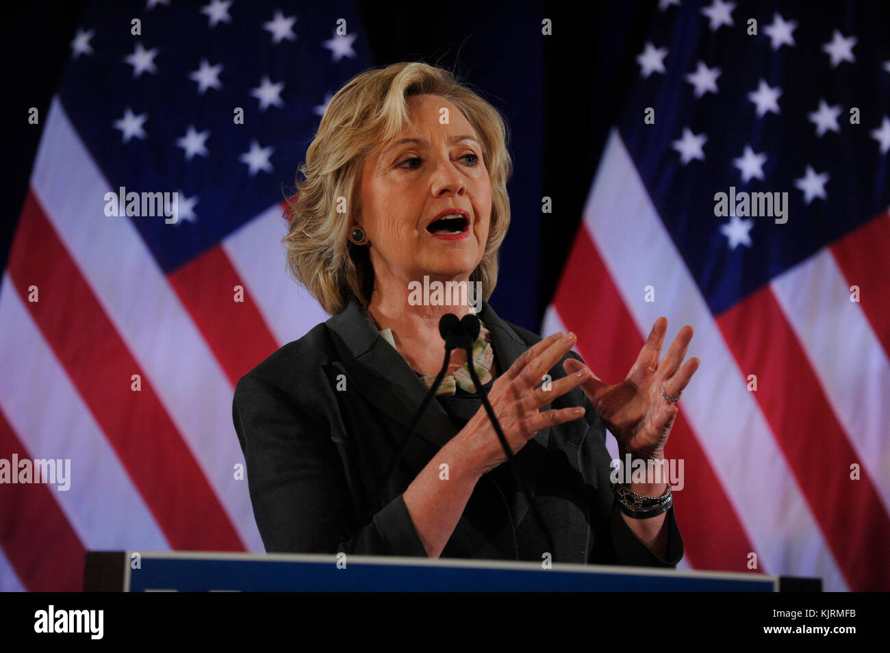 NEW YORK, NY - JULY 24: Democratic presidential frontrunner Hillary ...