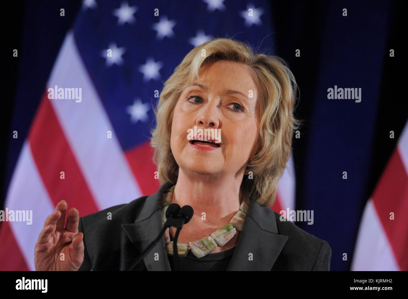 NEW YORK, NY - JULY 24: Democratic presidential frontrunner Hillary ...