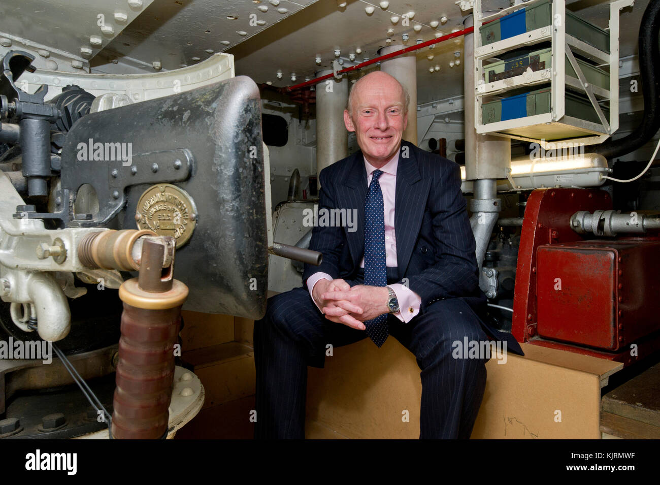 British Mark IV (male) tank (102) with a fascine at The Tank museum and ...