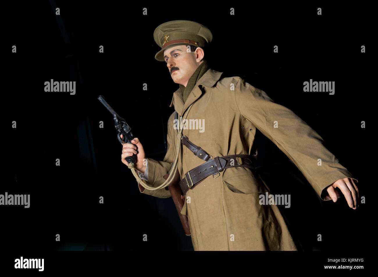 British Mark IV (male) tank (102) with a fascine at The Tank museum and ...
