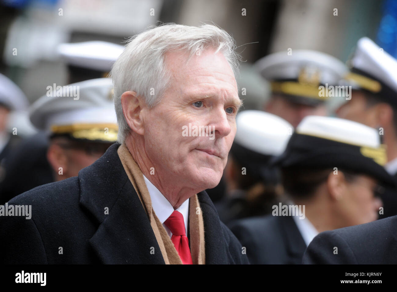 NEW YORK, NY - NOVEMBER 11: Secretary of the Navy Ray Mabus attends the ...