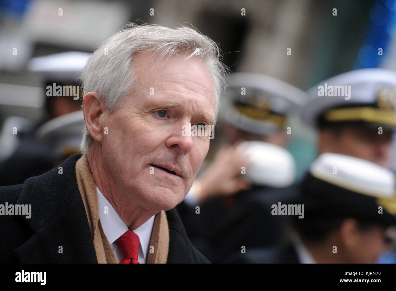 NEW YORK, NY - NOVEMBER 11: Secretary of the Navy Ray Mabus attends the ...