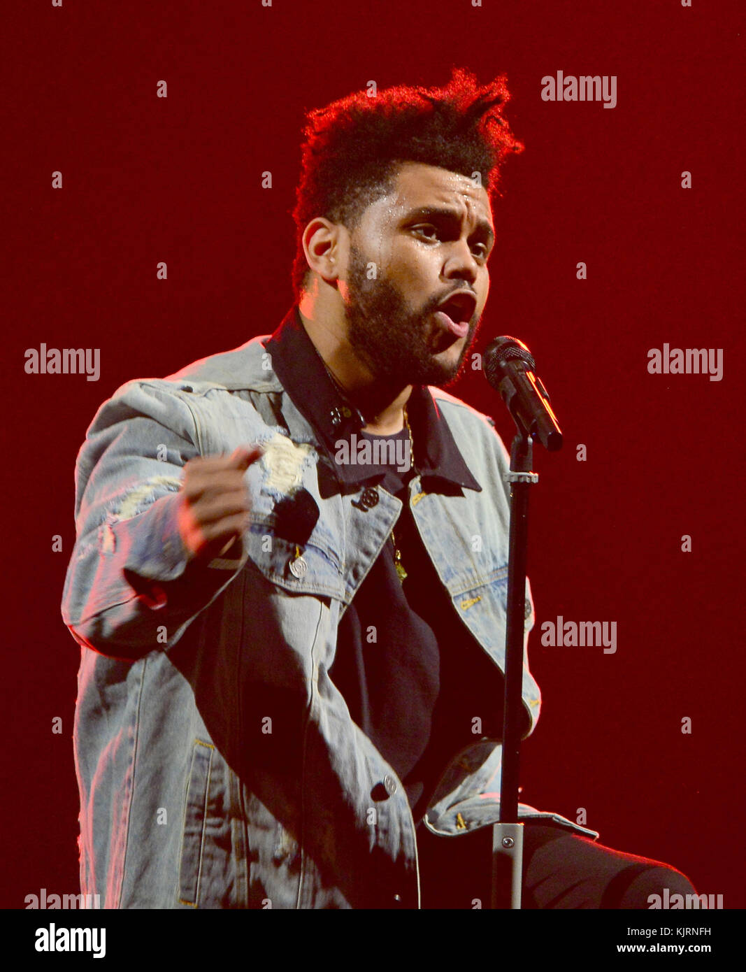 'The Weeknd - Starboy: Legend of the Fall 2017 World Tour' at AmericanAirlines Arena Featuring ...