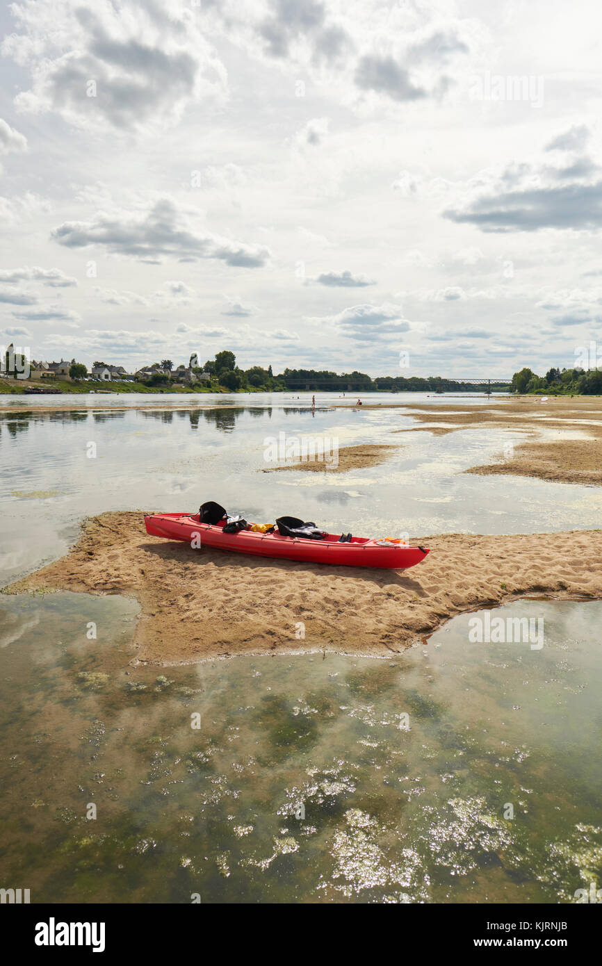 Exploring the Loire Valley by kayak in France Stock Photo - Alamy