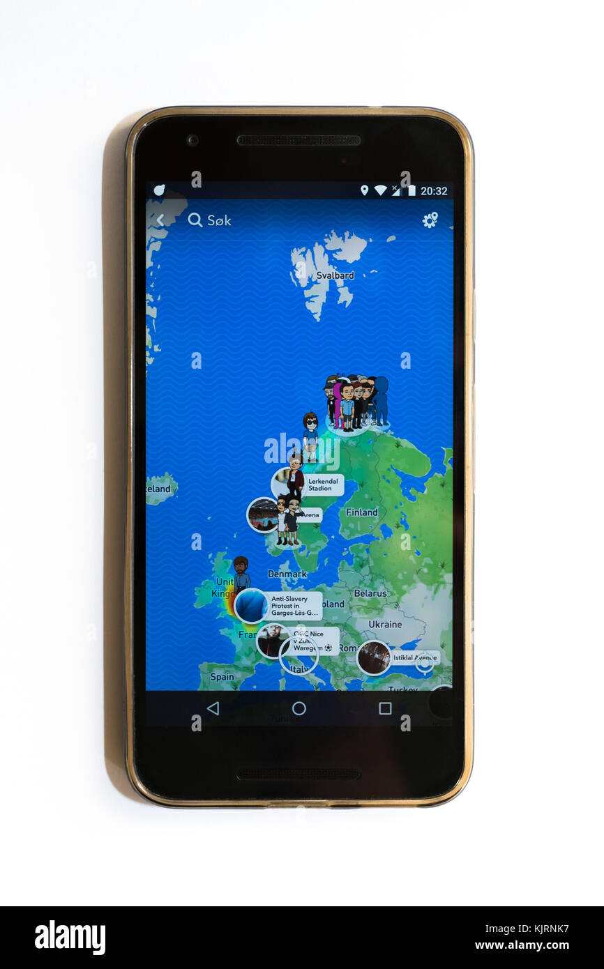 Snapchat phone Cut Out Stock Images & Pictures - Alamy