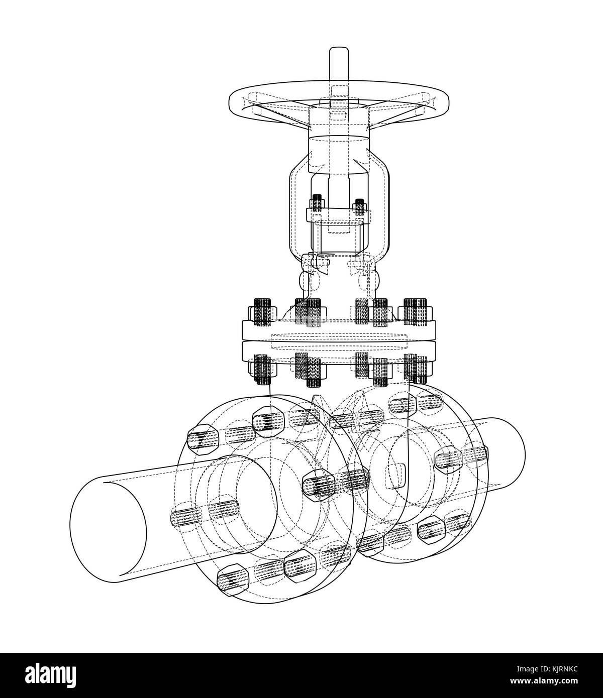 Industrial valve. Vector illustration Stock Vector Image & Art - Alamy