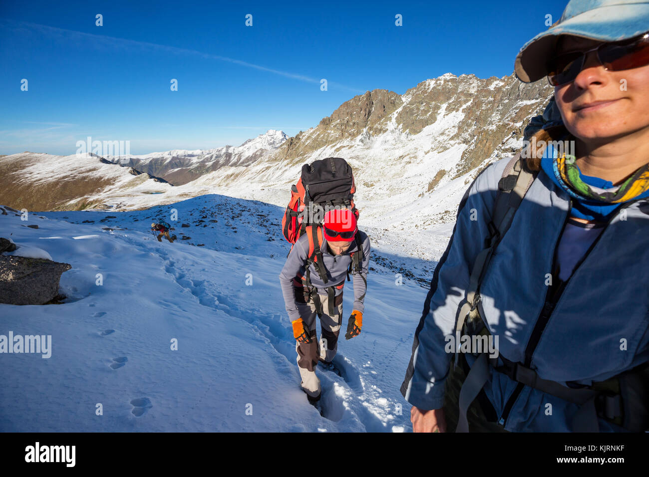 Hike in Kackar Mountains in eastern Turkey, autumn season Stock Photo ...