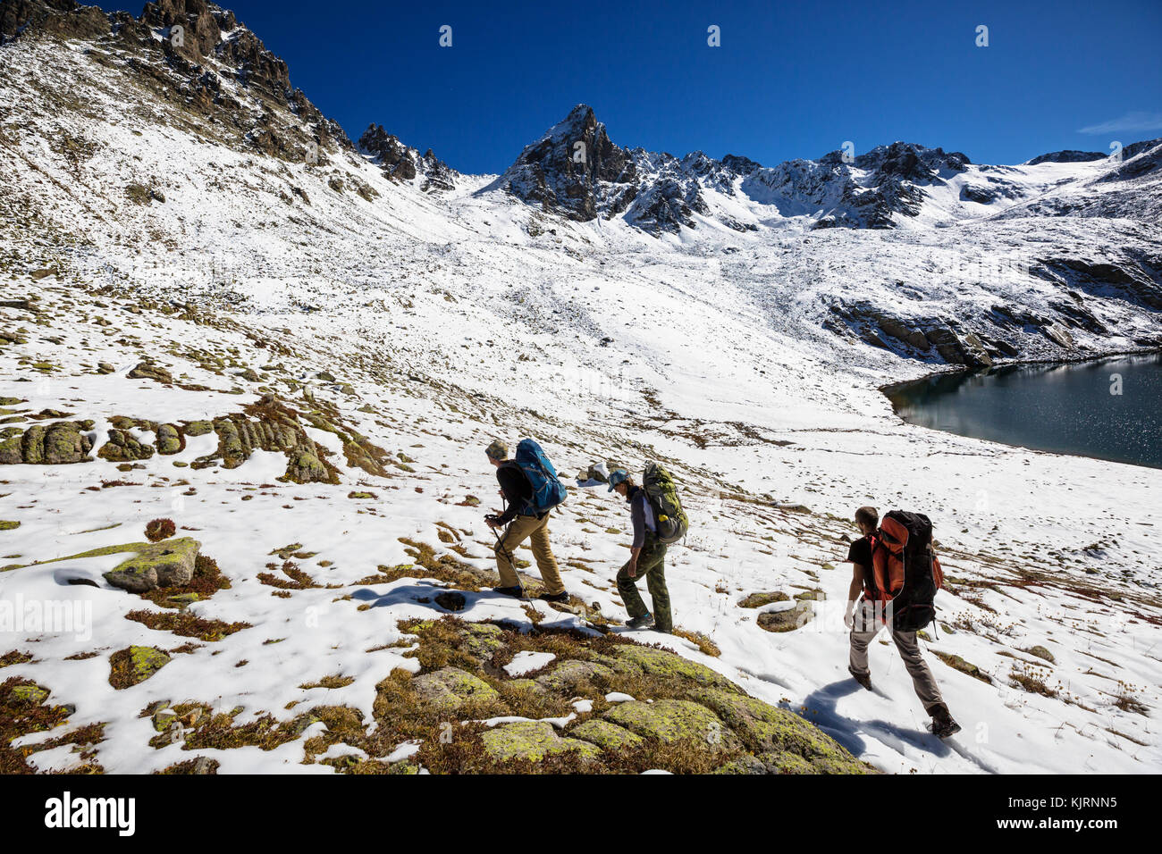 Hike in Kackar Mountains in eastern Turkey, autumn season Stock Photo ...