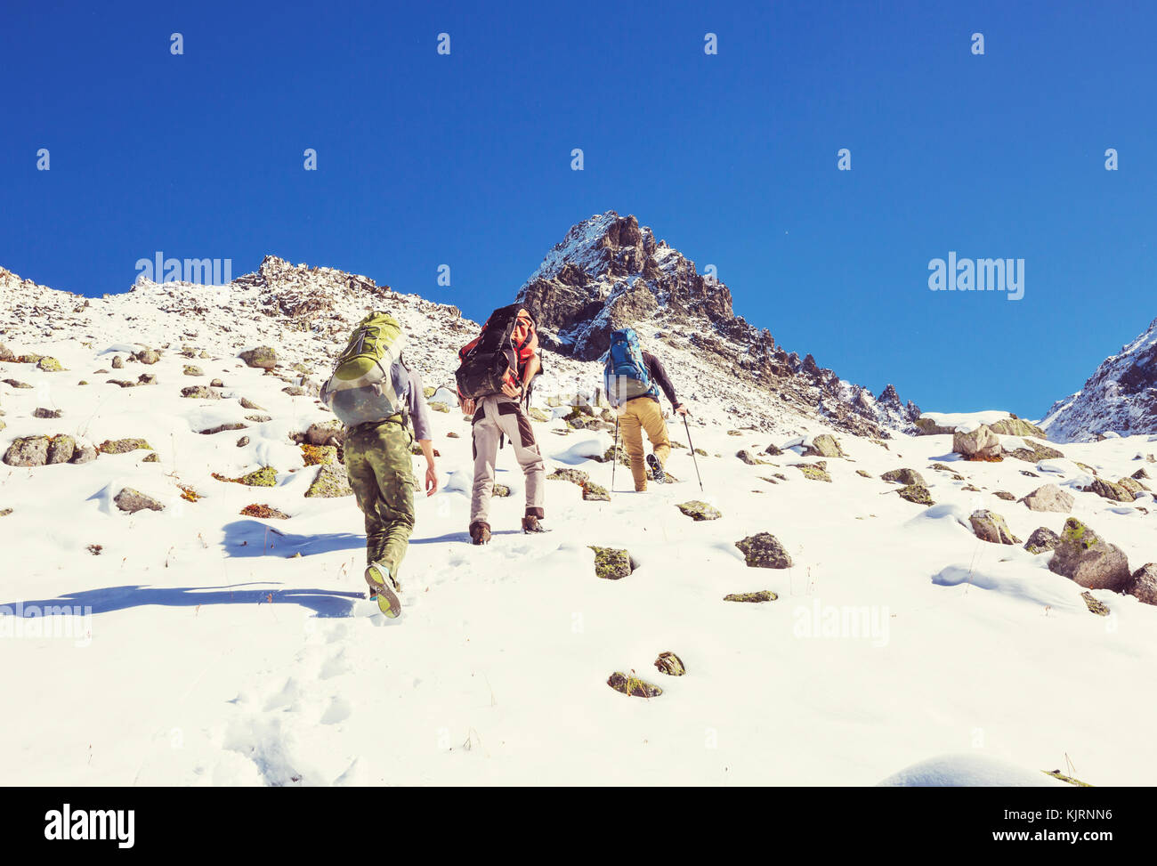 Hike in Kackar Mountains in eastern Turkey, autumn season Stock Photo ...