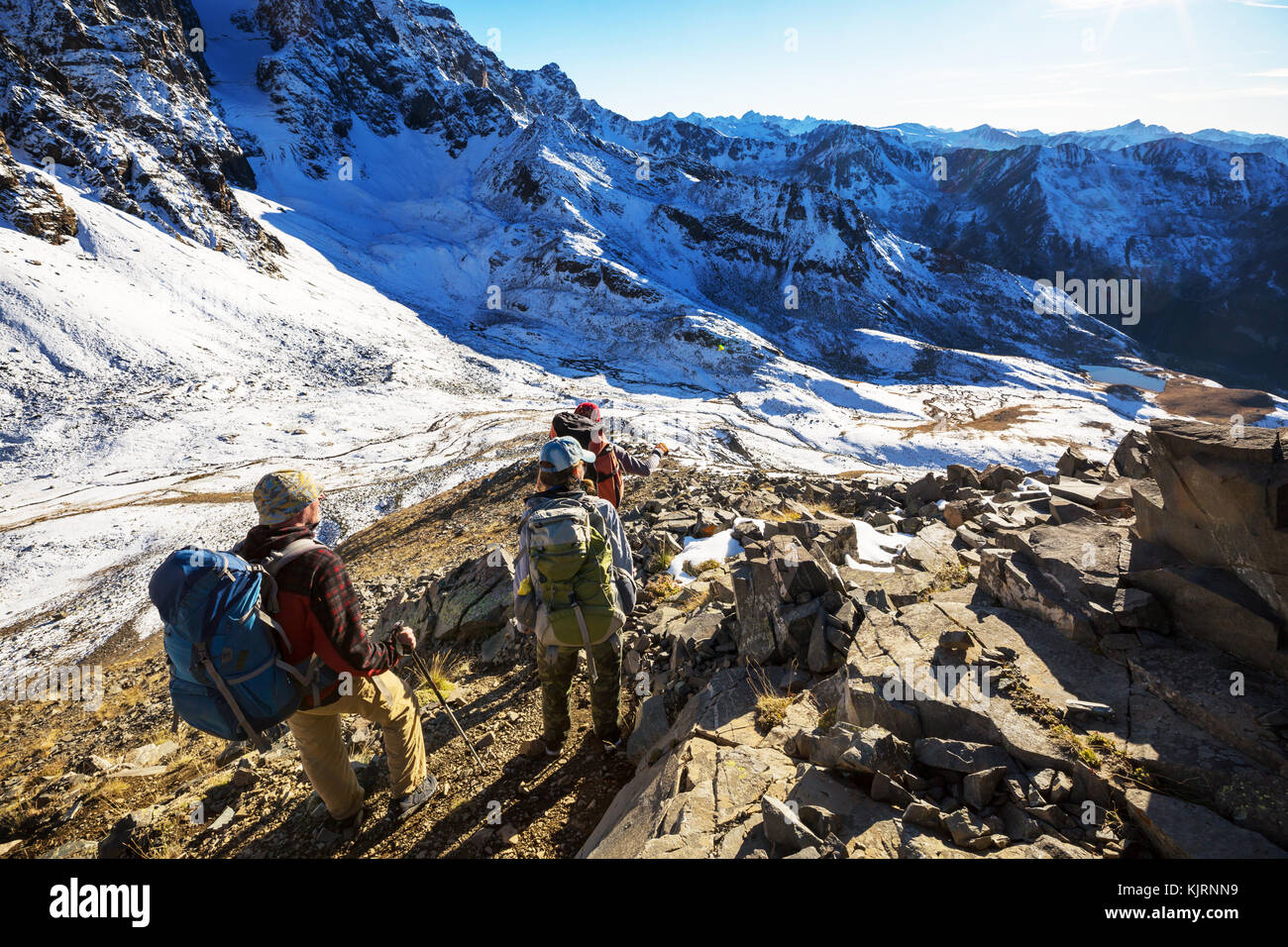 Hike in Kackar Mountains in eastern Turkey, autumn season Stock Photo ...