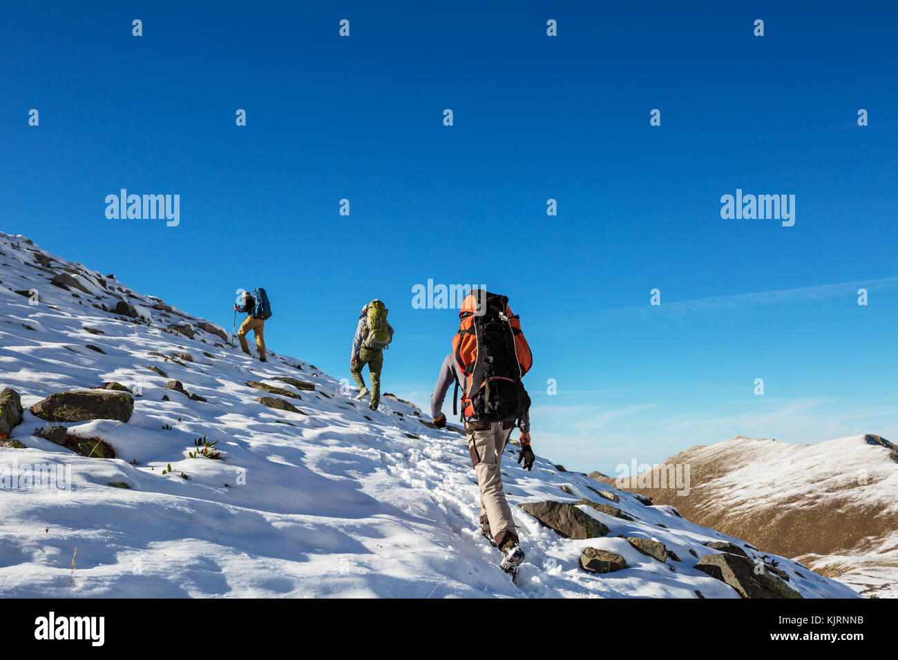 Hike in Kackar Mountains in eastern Turkey, autumn season Stock Photo ...