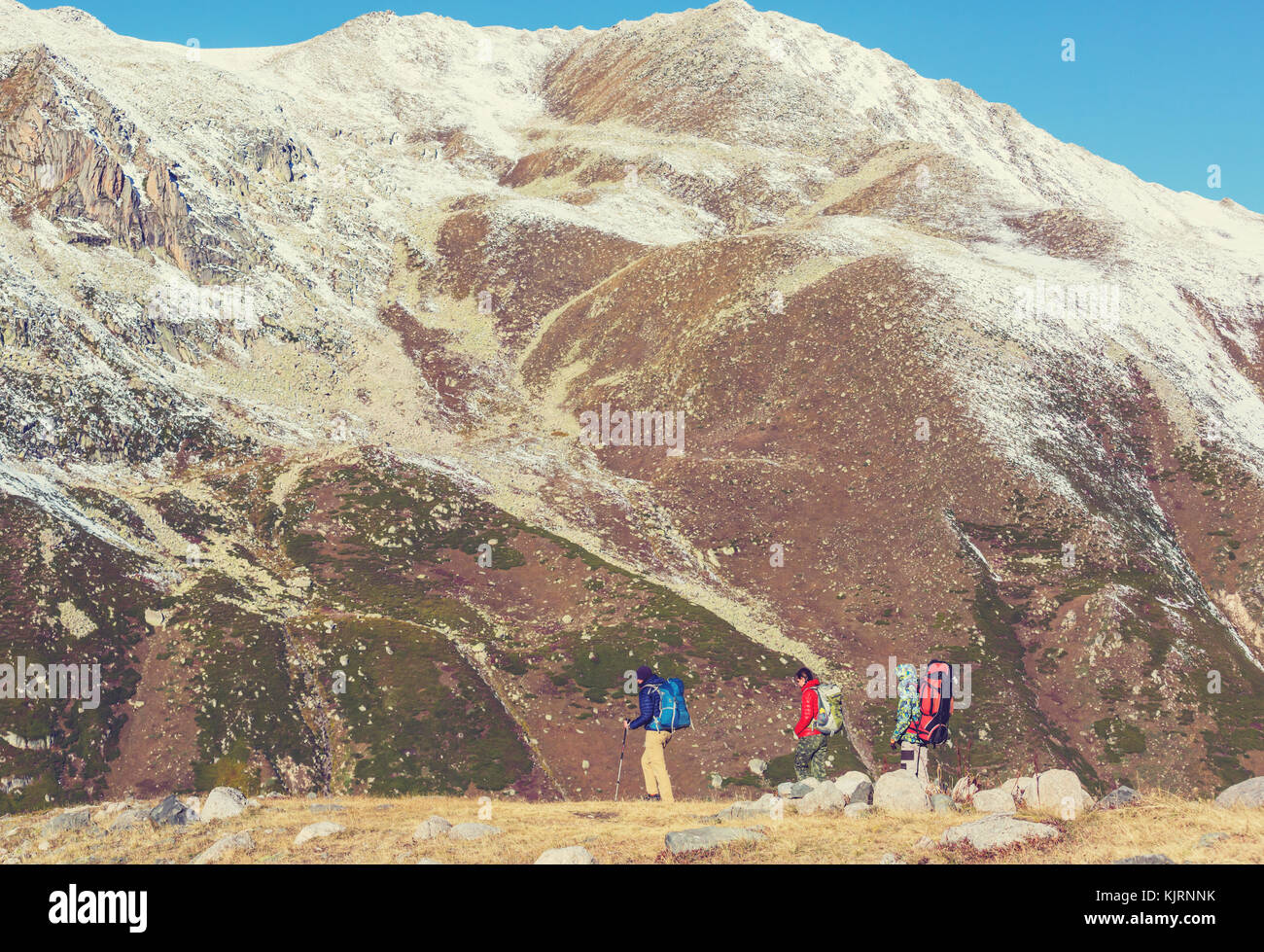 Hike in Kackar Mountains in eastern Turkey, autumn season Stock Photo ...