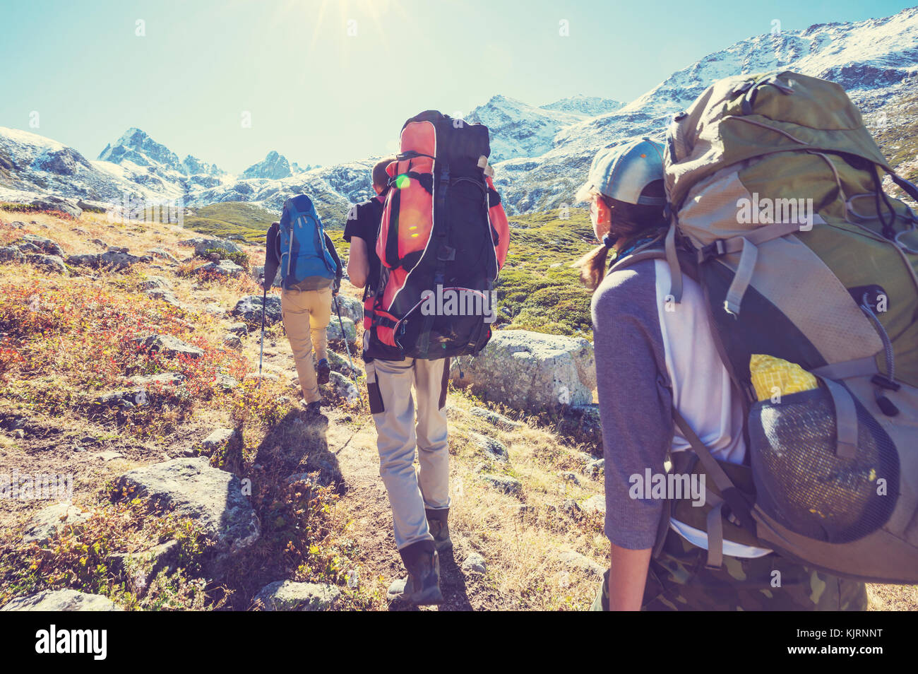 Hike in Kackar Mountains in eastern Turkey, autumn season Stock Photo ...
