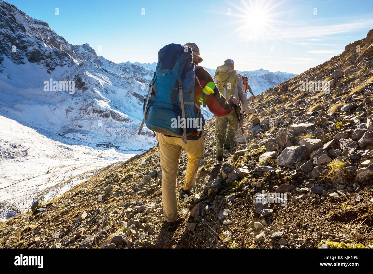 Hike in Kackar Mountains in eastern Turkey, autumn season Stock Photo ...