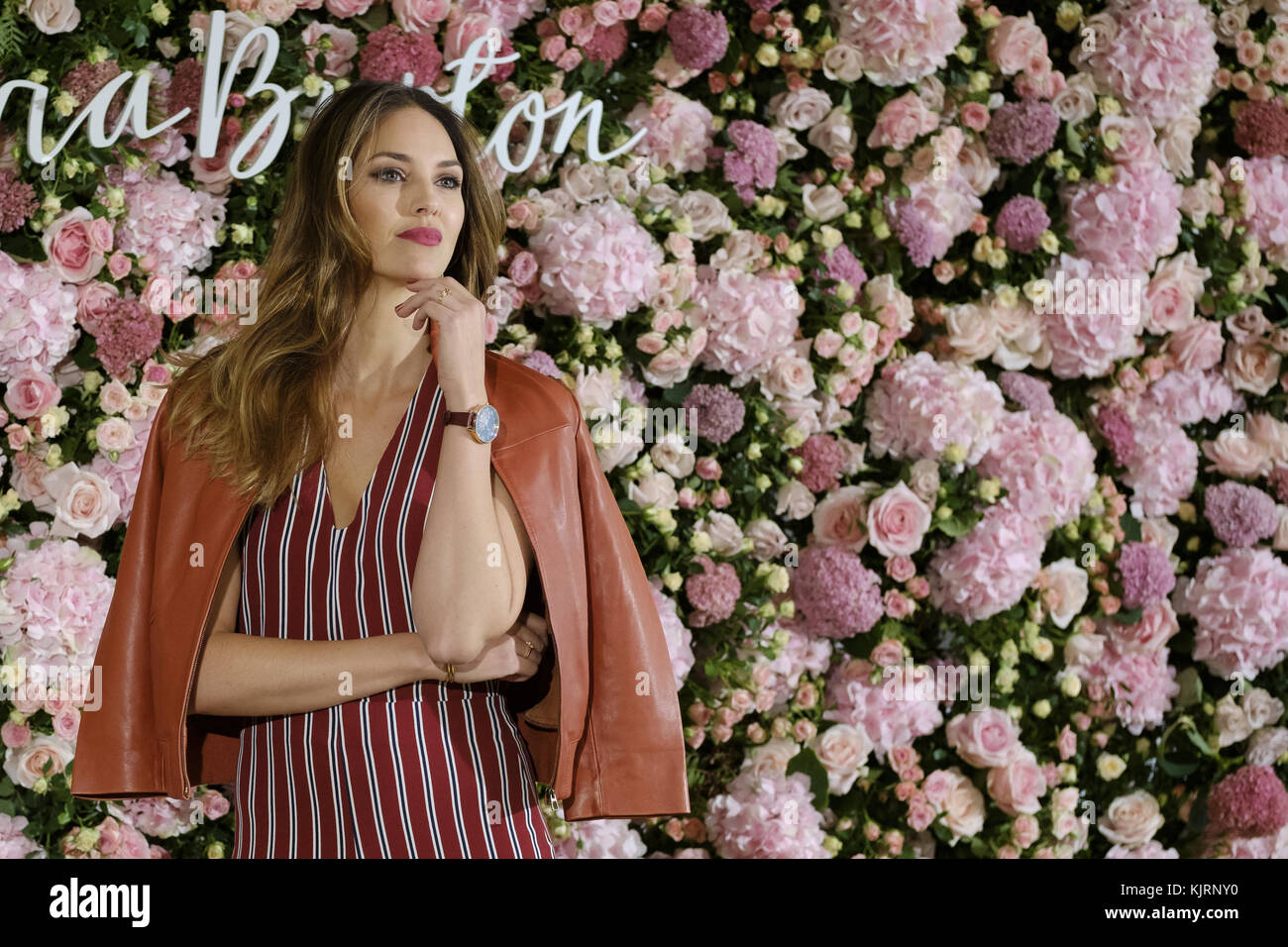 Spanish model Helen Lindes presents the new watches vintage collection ...