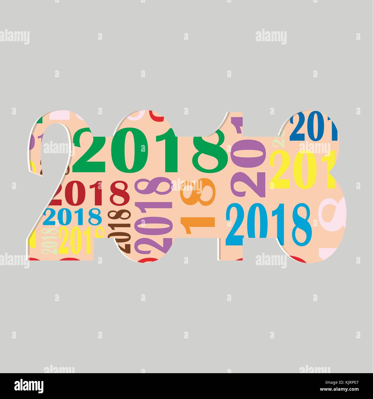 Number 20018 Stock Vector Images - Alamy