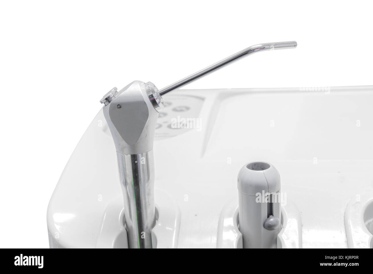 Different dental instruments and tools in a dentists office ...