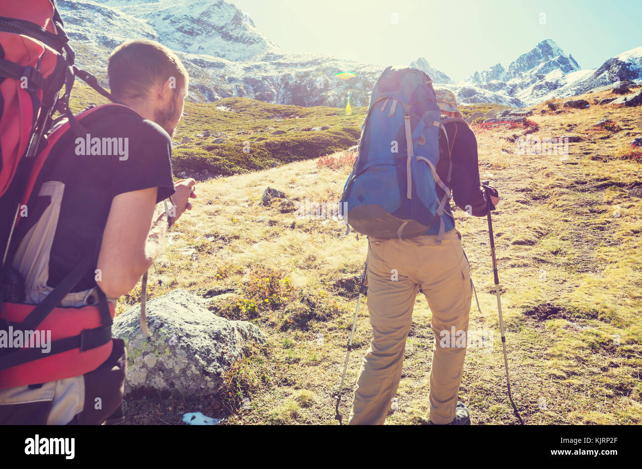 Hike in Kackar Mountains in eastern Turkey, autumn season Stock Photo ...