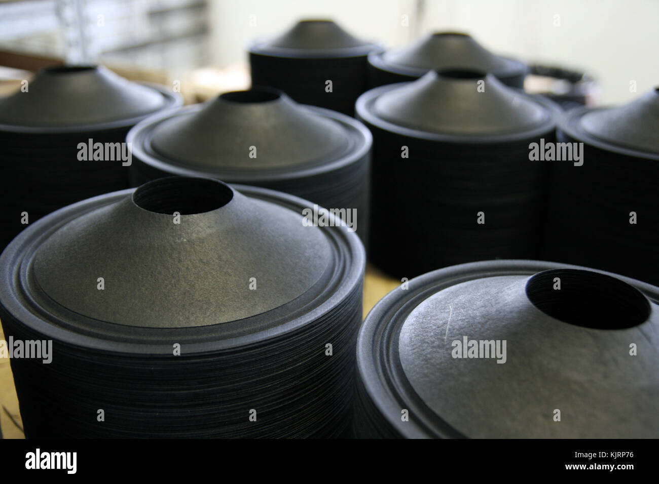 speaker factory detail Stock Photo - Alamy