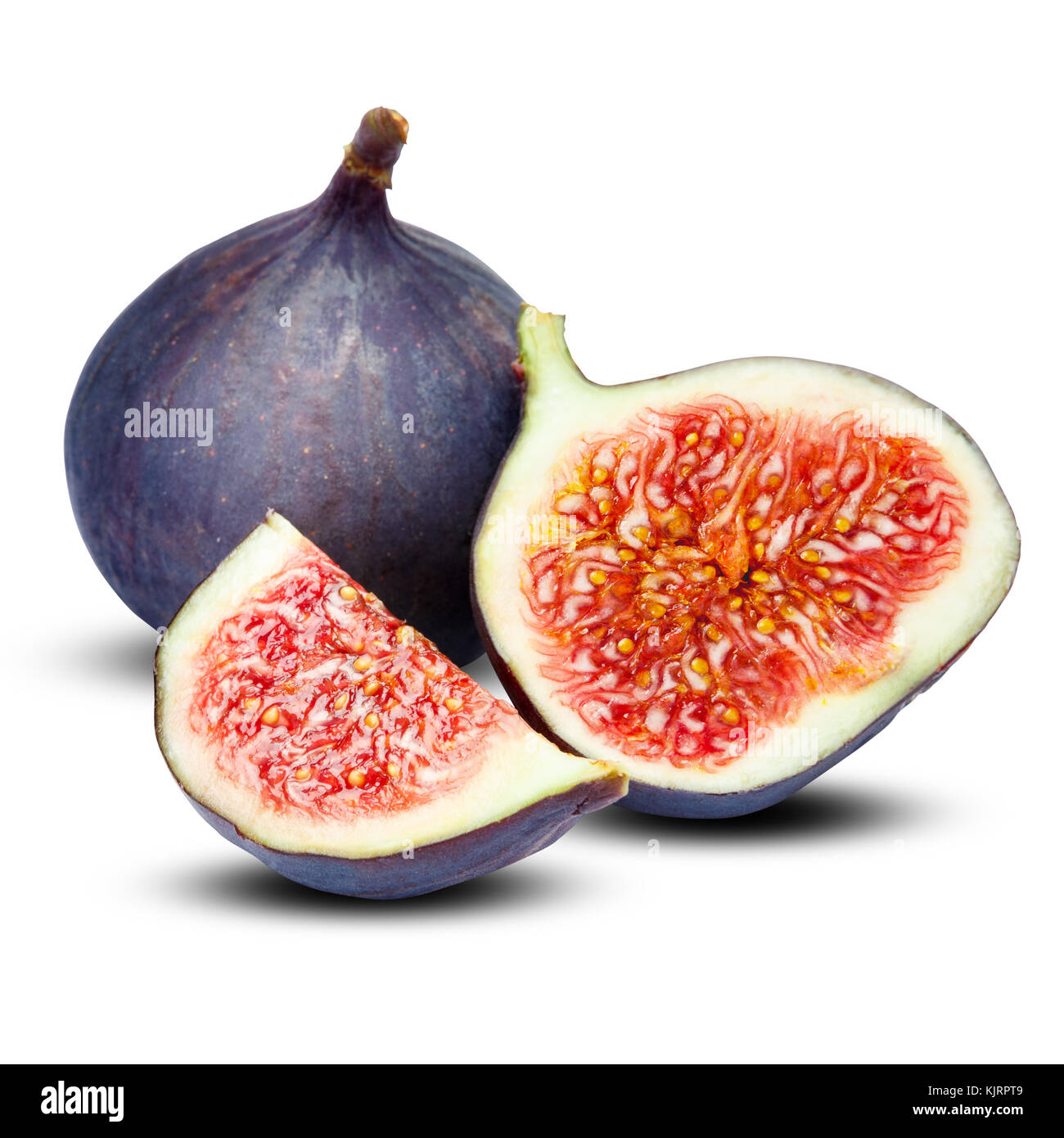 Fig isolated on white background. Clipping path Stock Photo - Alamy