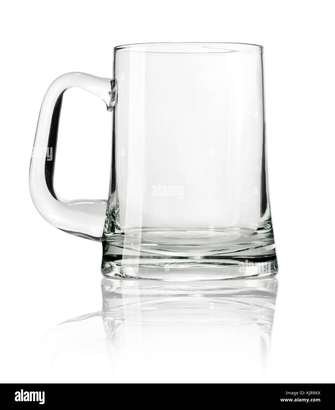 Empty beer mug isolated on white backgroundю with clipping path Stock ...