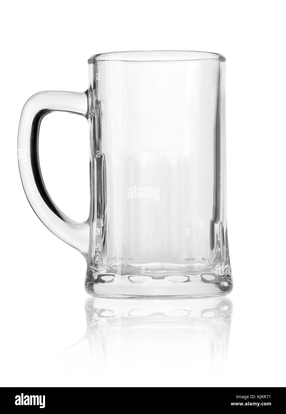 Empty beer mug isolated on white background. With clipping path Stock ...