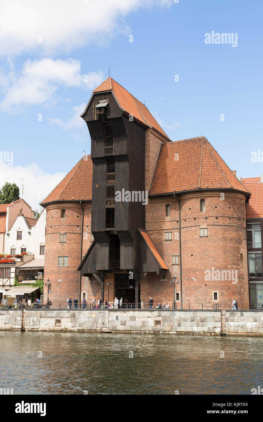 Danzig, Poland - July 7 2016: Gdansk old city in Poland with the oldest ...