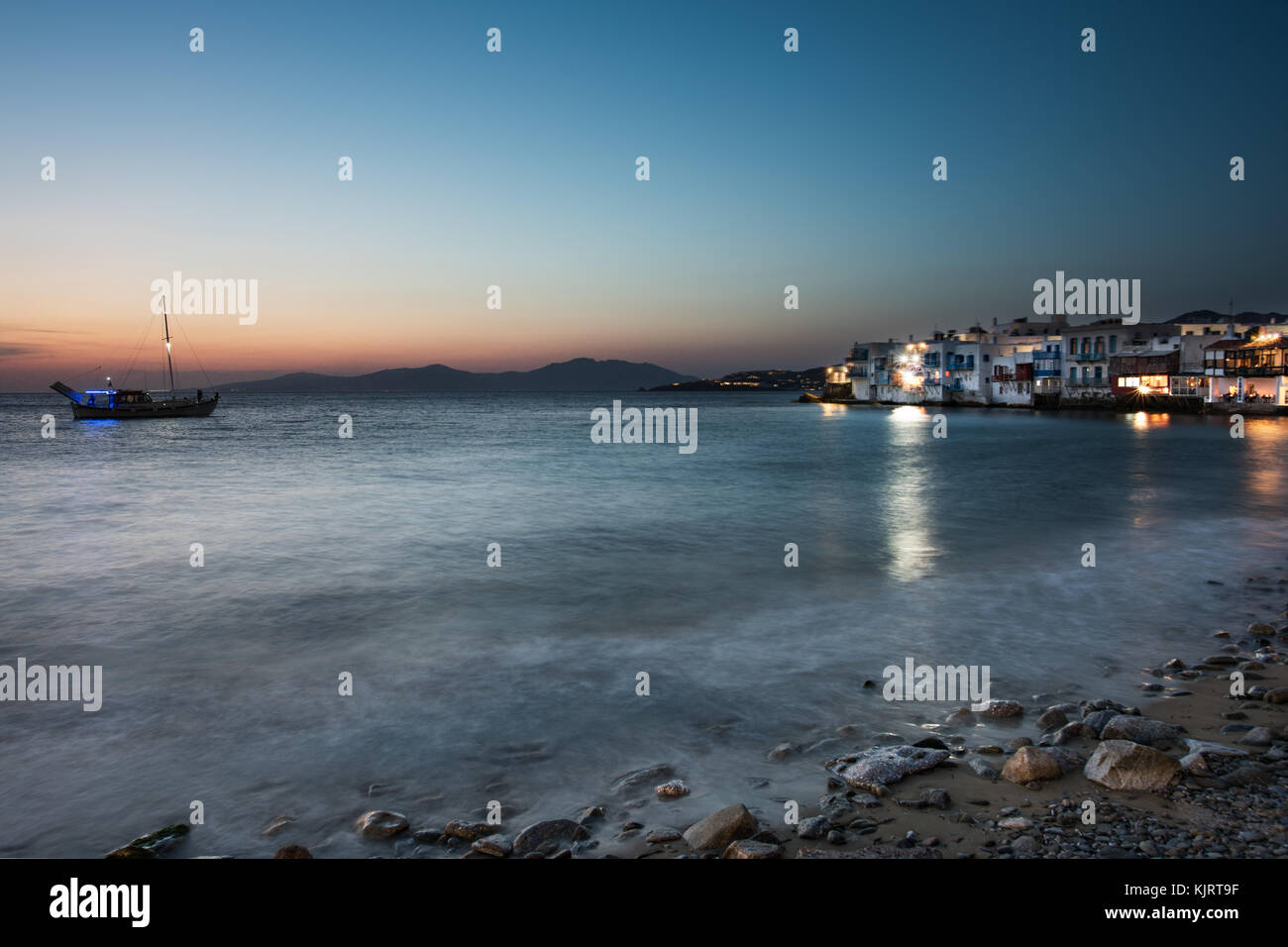 Delos island night hi-res stock photography and images - Alamy