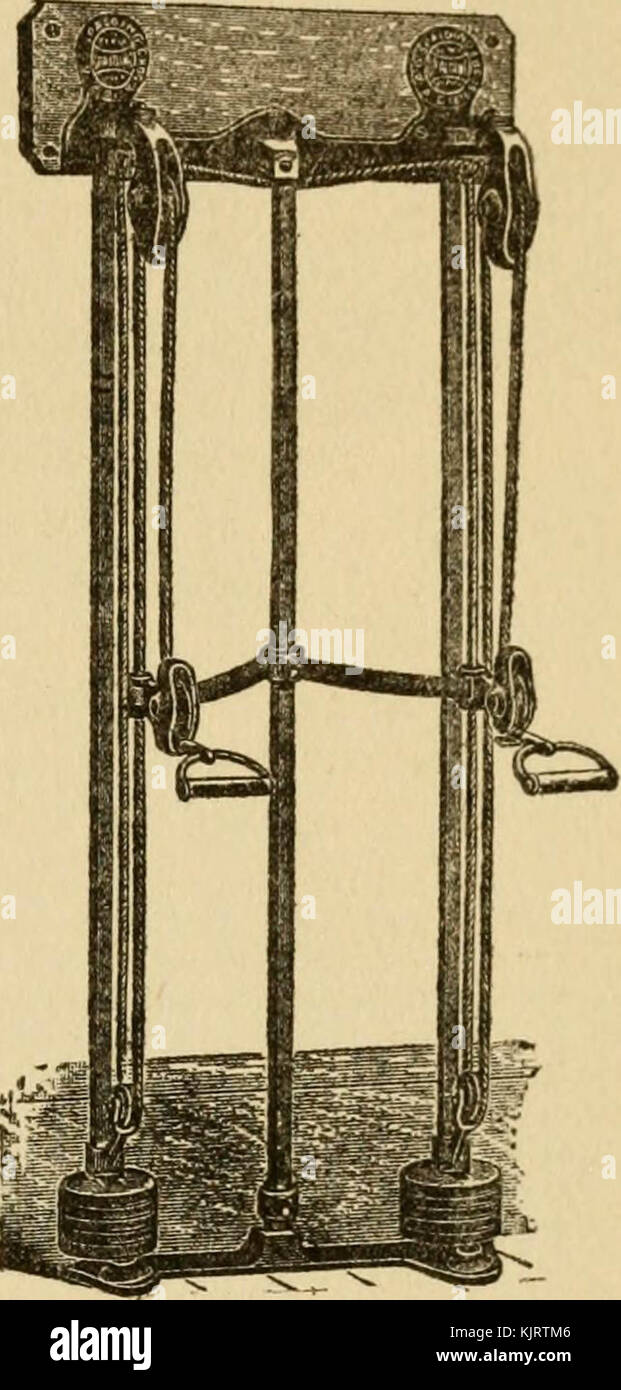 "Gymnastics and rope climbing" (1916 Stock Photo - Alamy