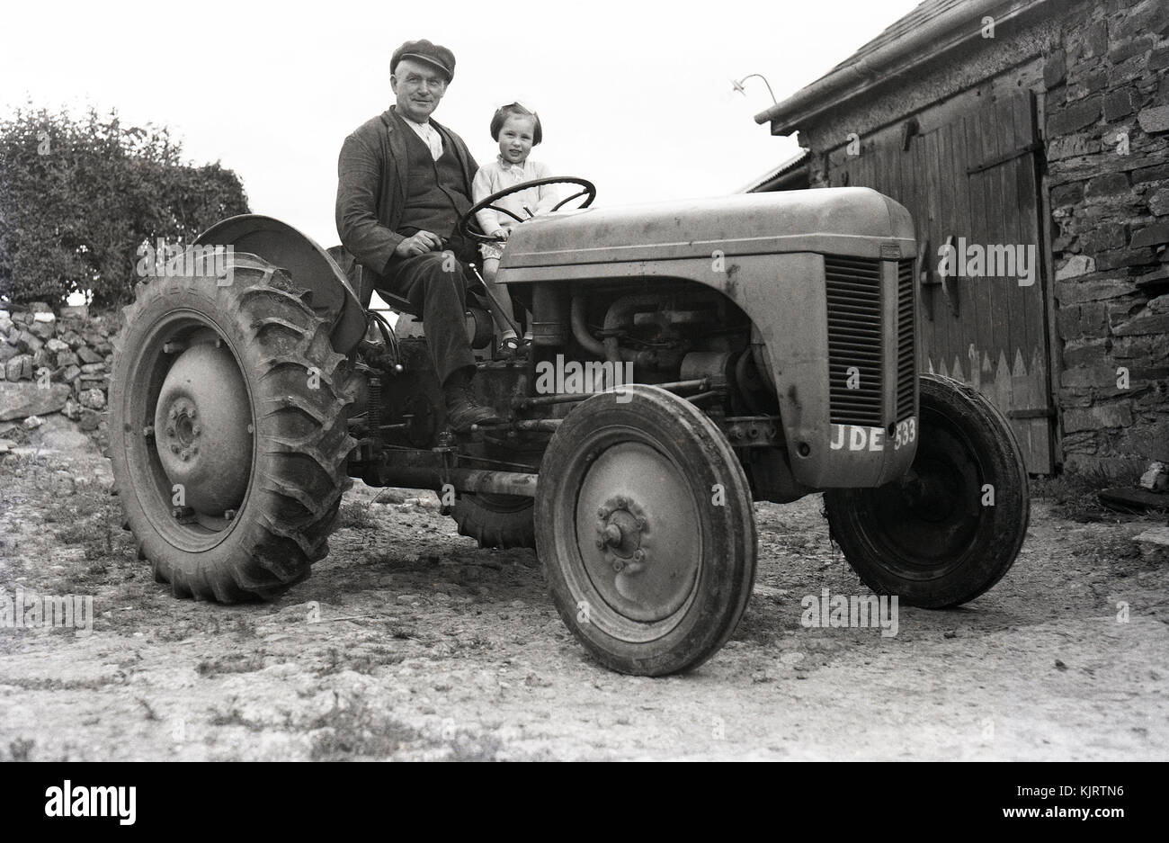 Vintage Ferguson Tractor TE 20 Diesel tractor Stock Photo - Alamy
