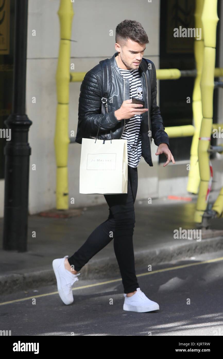 Josh Cuthbert from band Union J seen at Bauer Media Featuring: Josh ...