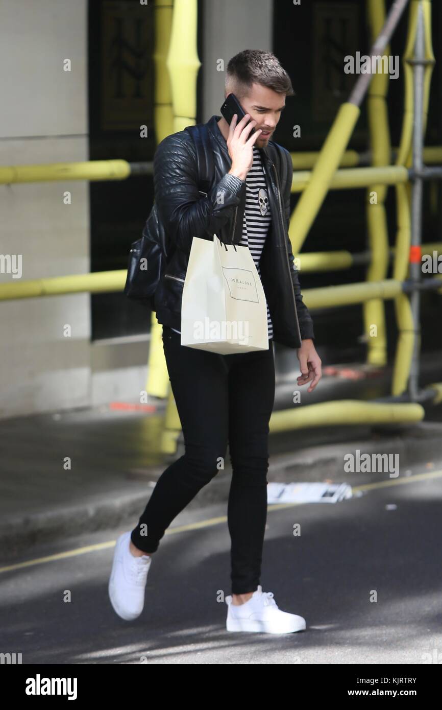 Josh Cuthbert from band Union J seen at Bauer Media Featuring: Josh ...