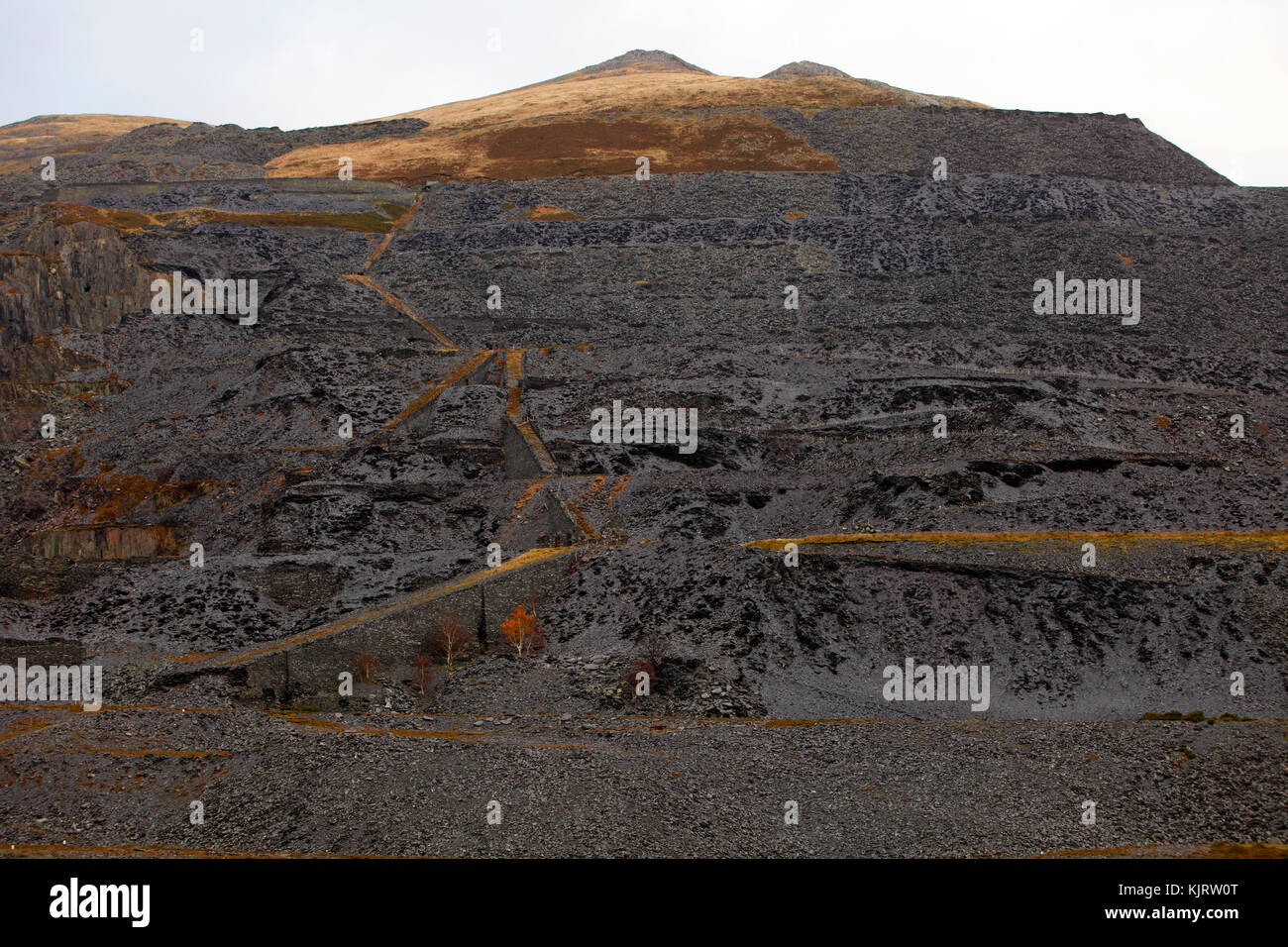 slate quarry in Snowdonia, North Wales Stock Photo - Alamy
