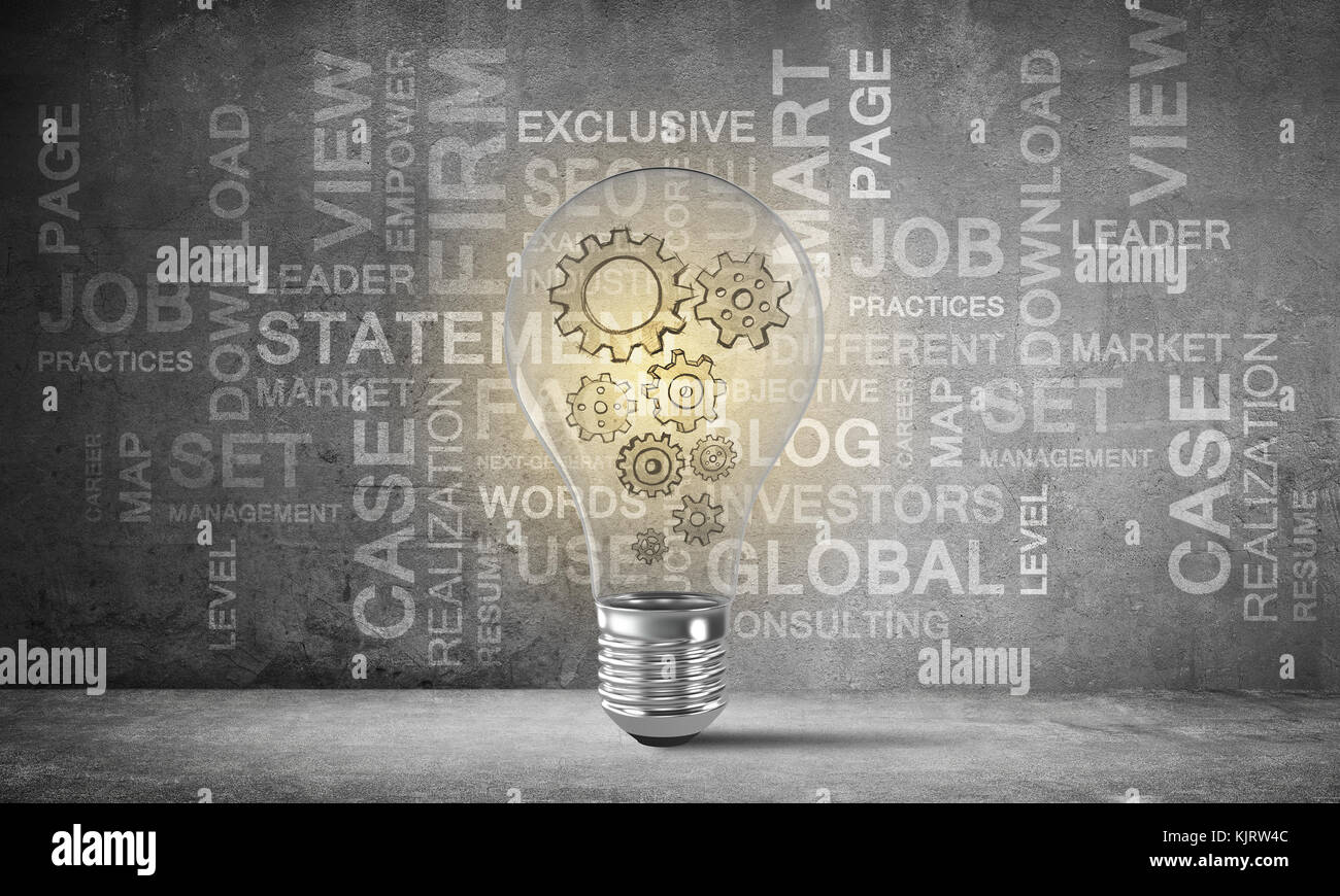 Concept of lightbulb as symbol of new idea Stock Photo - Alamy