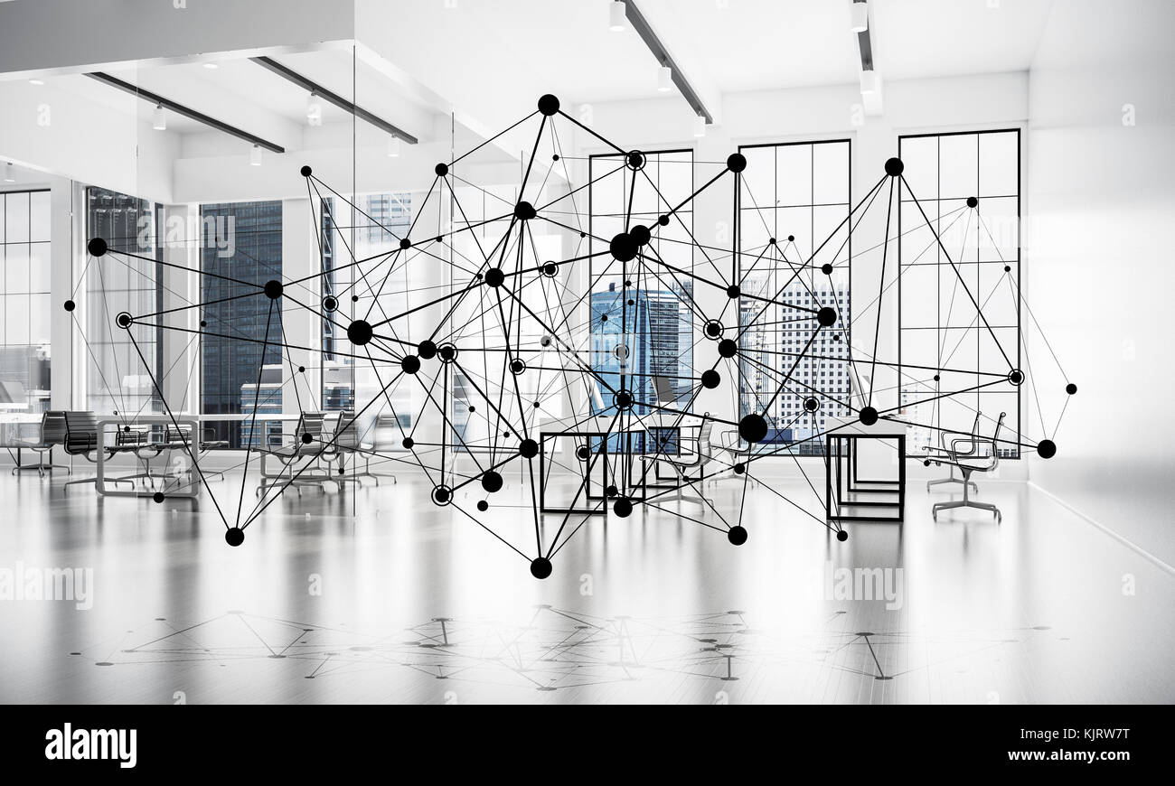 Networking and wireless connection as concept for effective mode Stock ...