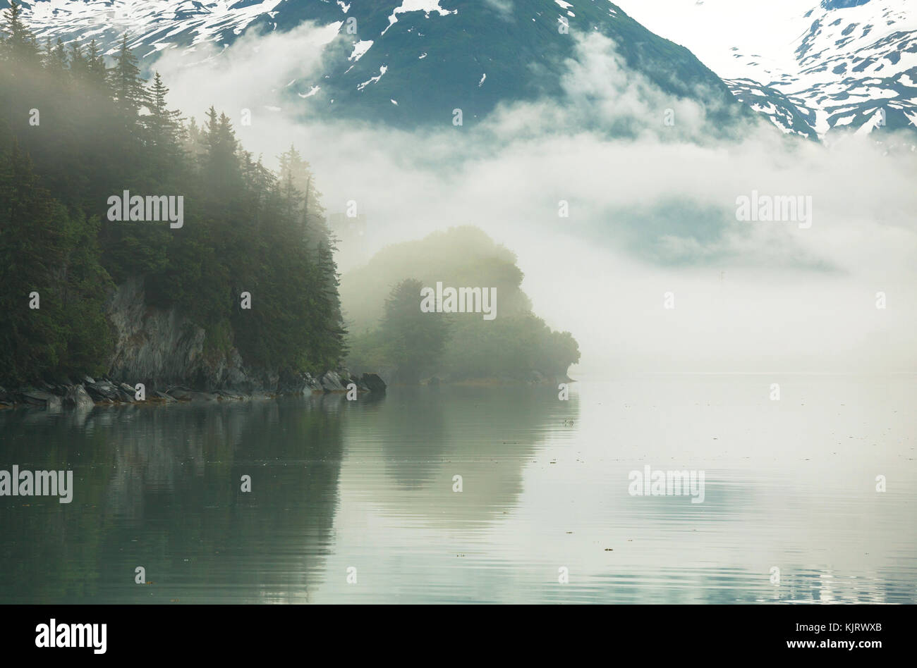 Mountain landscapes in Alaska USA Stock Photo - Alamy