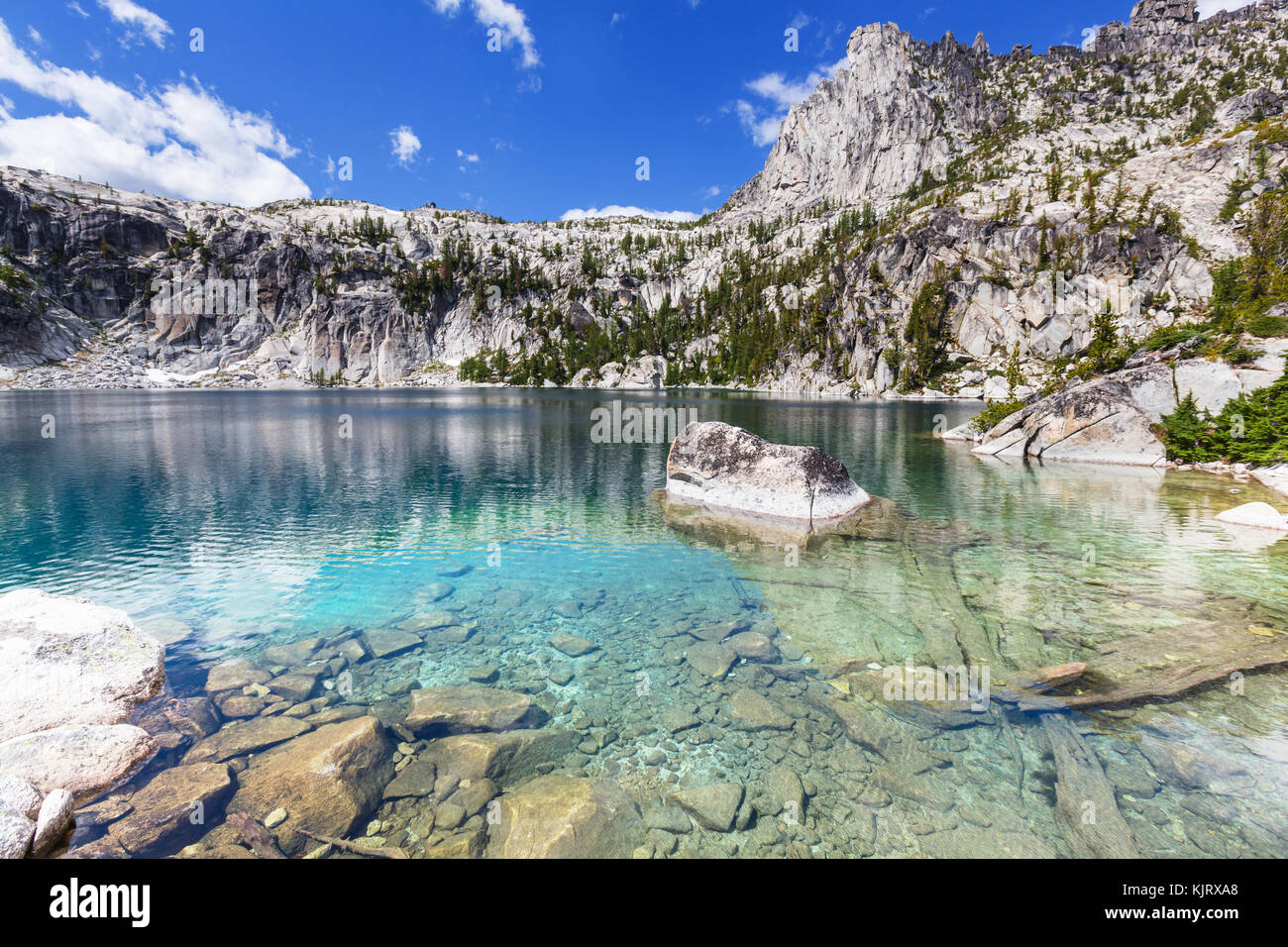 Beautiful Alpine lakes wilderness area in Washington, USA Stock Photo ...