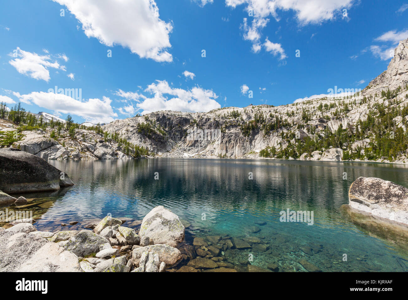 Beautiful Alpine lakes wilderness area in Washington, USA Stock Photo ...