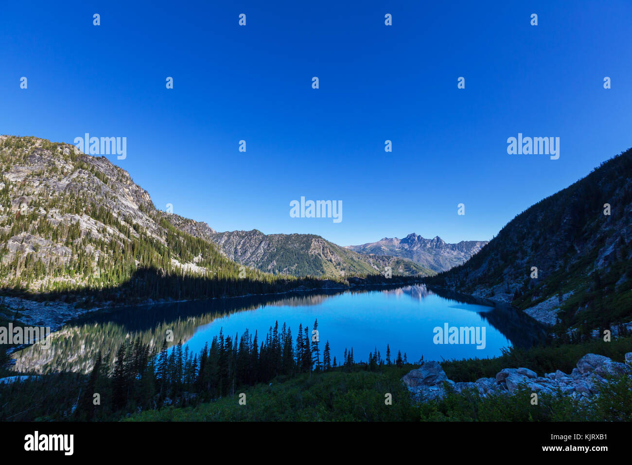 Beautiful Alpine lakes wilderness area in Washington, USA Stock Photo ...
